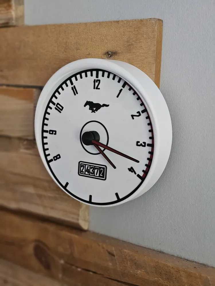Mustang-Style Clock by Corentin Vilette MakerWorld: Download Free 3D Models