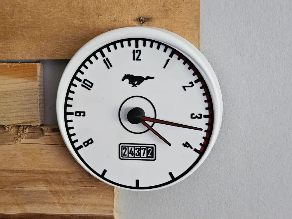 Mustang-Style Clock by Corentin Vilette MakerWorld: Download Free 3D Models