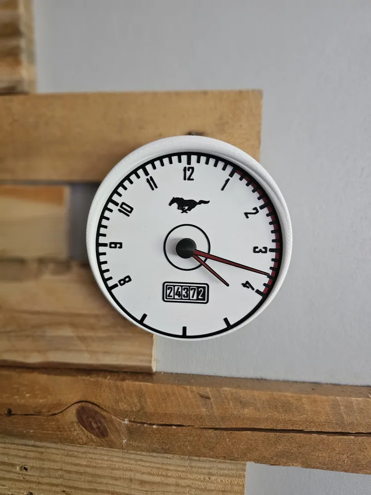 Mustang-Style Clock by Corentin Vilette MakerWorld: Download Free 3D Models