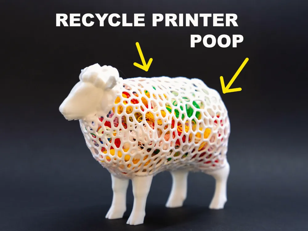 easter pop recycling sheep by Sebo3D MakerWorld: Download Free 3D Models