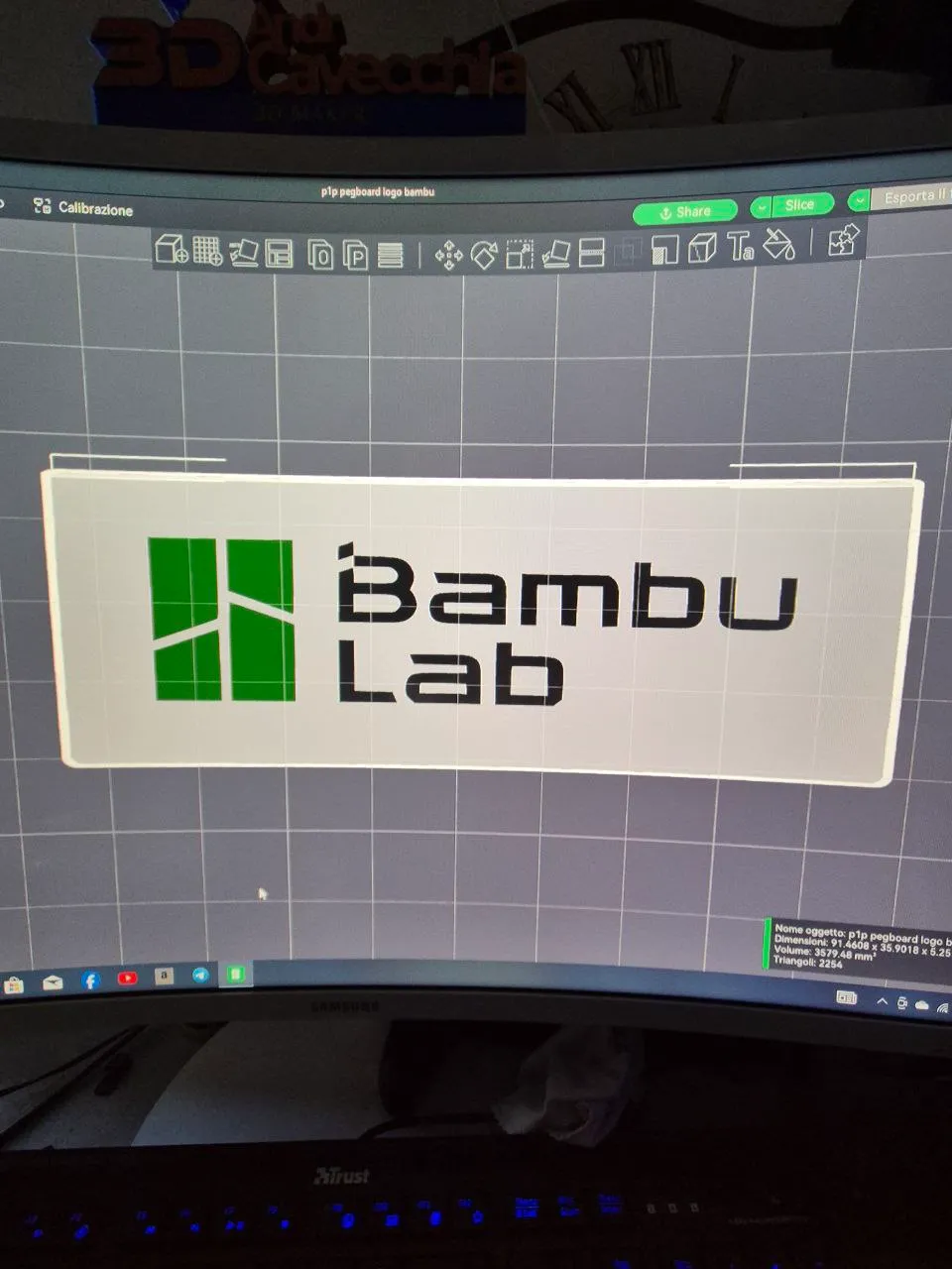 bambu lab logo for pegboard by cavecchia.andrea77 - MakerWorld