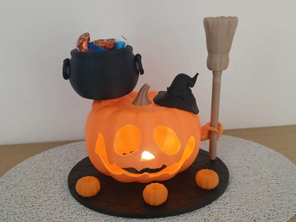 Halloween pumpkin by Andrii MakerWorld: Download Free 3D Models