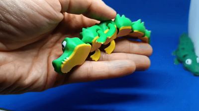 Coco, The Articulated Crocodile - Alligator Toy by Valeria Momo ...