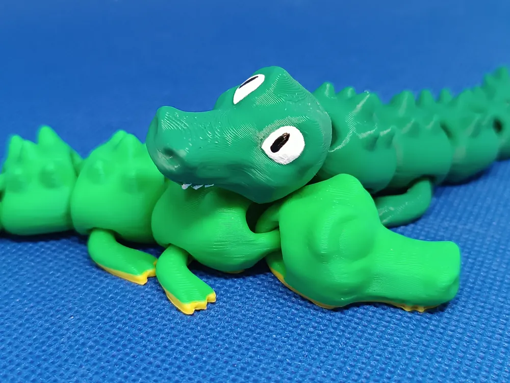 Coco, The Articulated Crocodile - Alligator Toy by Valeria Momo ...