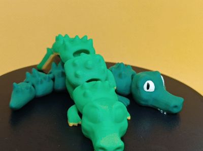 Coco, The Articulated Crocodile - Alligator Toy by Valeria Momo ...