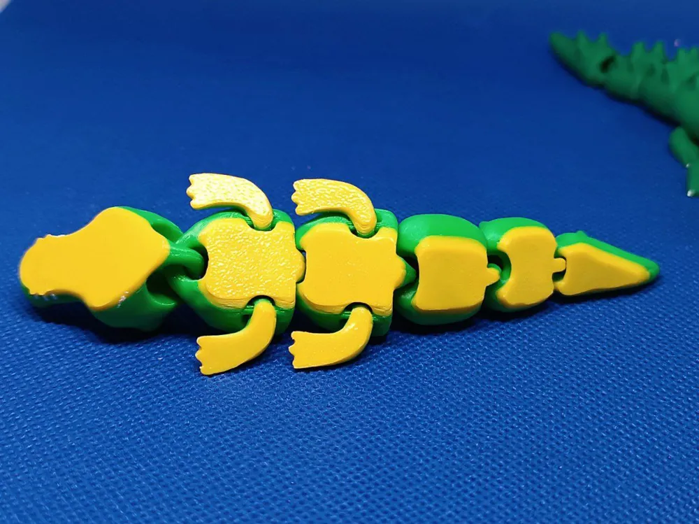 Coco, The Articulated Crocodile - Alligator Toy by Valeria Momo ...