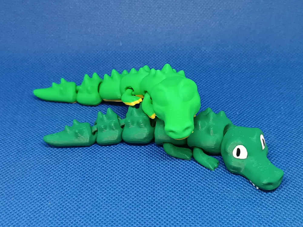 Coco, The Articulated Crocodile - Alligator Toy by Valeria Momo ...