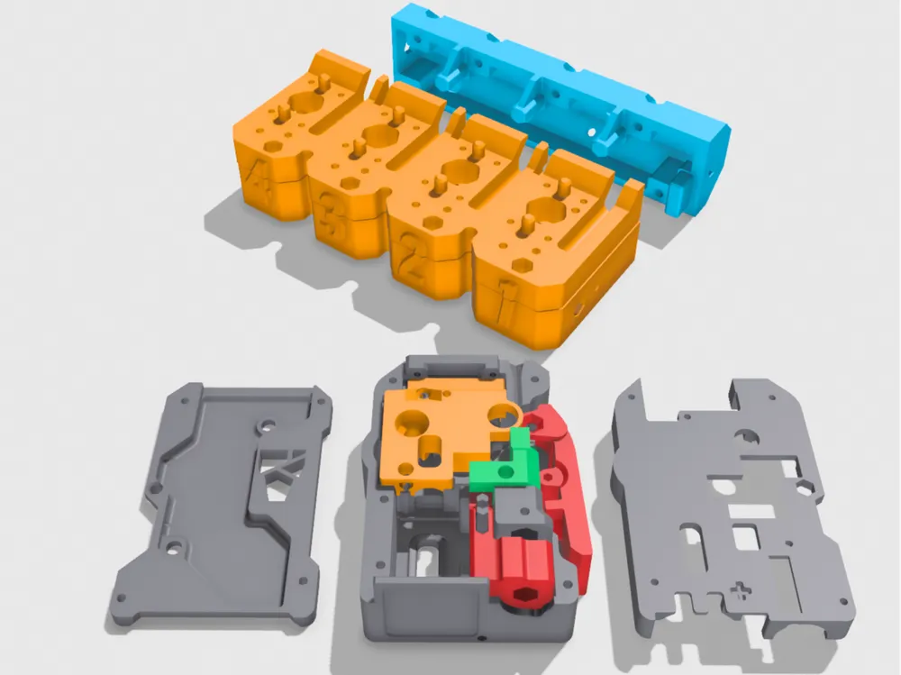 BMCU 130 Version, Improved Edition, Remix by AHNQ - MakerWorld