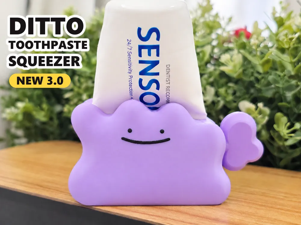 Ditto Toothpaste Squeezer 3.0｜Ditto Toothpaste Squeezer - Free 3D Print ...