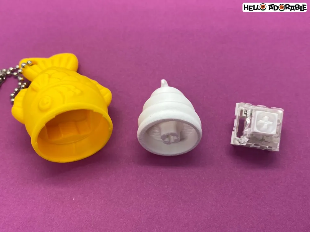 Taiyaki Fish Ice Cream Fidget Clicker Toy by helloadorable MakerWorld: Download Free 3D Models