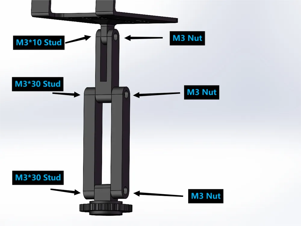 Three axis rotating base sound making mobile phone ipad holder（三轴旋转底座咔哒 ...