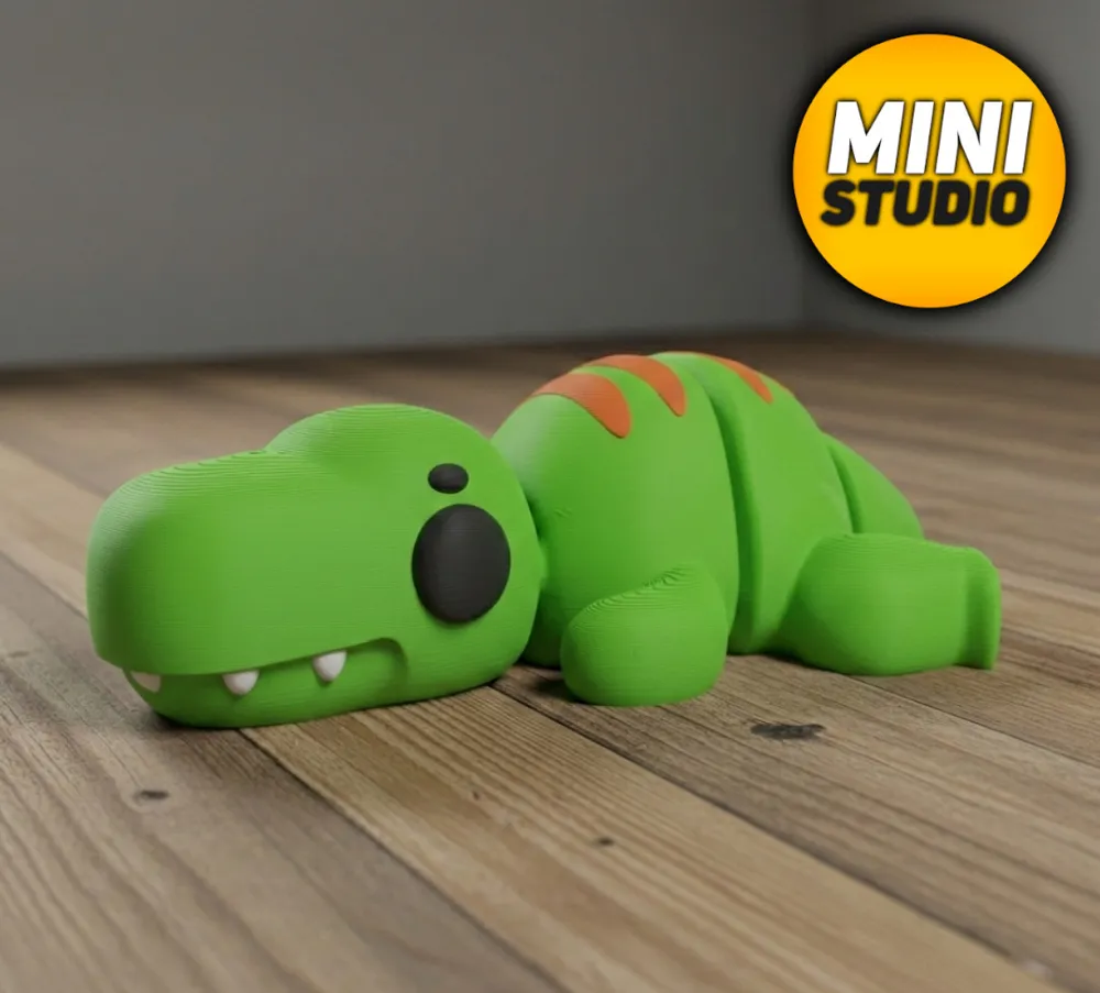 Flexi Dinosaur Trex - Free 3D Print Model - MakerWorld