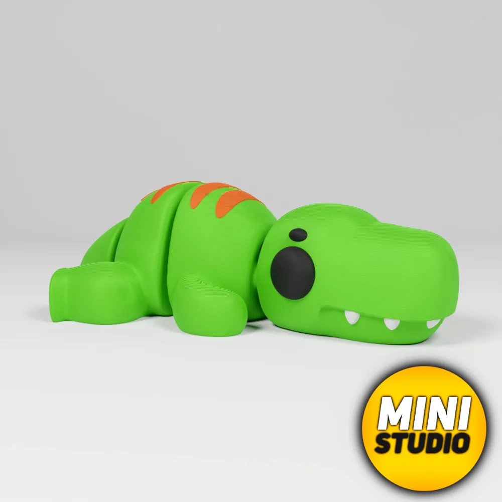 Flexi Dinosaur Trex - Free 3D Print Model - MakerWorld