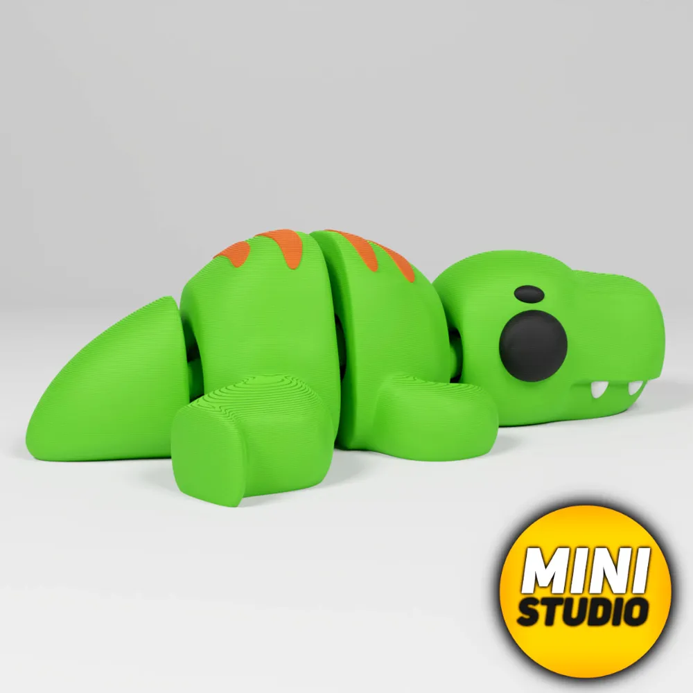 Flexi Dinosaur Trex - Free 3D Print Model - MakerWorld