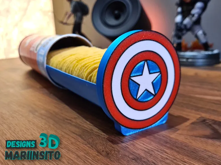 Pringles tray with lid (C. America Version) by MARiiNSITO - MakerWorld