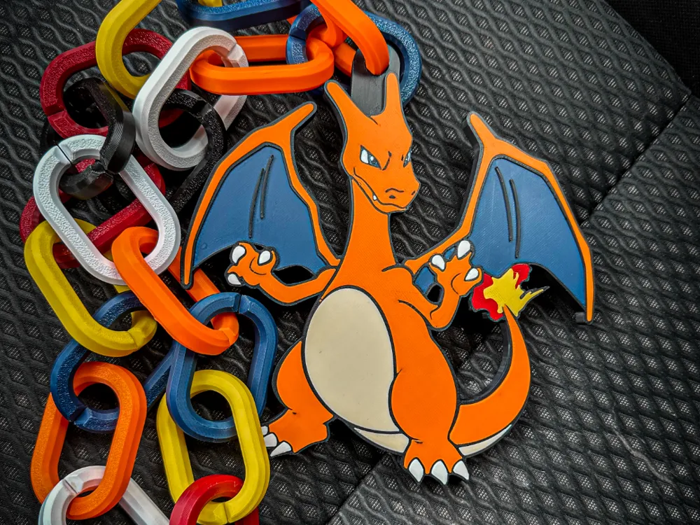 Pokemon Oversized Necklace - Charizard by Hamilton’s Custom Creations ...