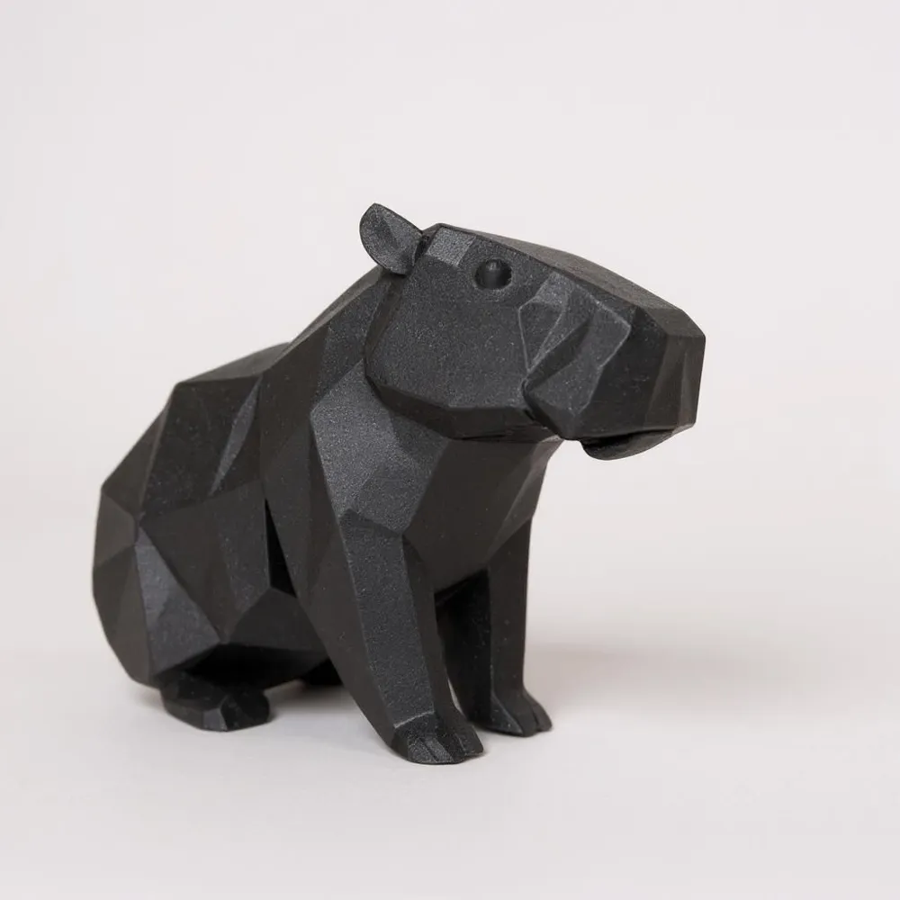 Low Poly Capybara Decoration Figure - Free 3D Print Model - MakerWorld