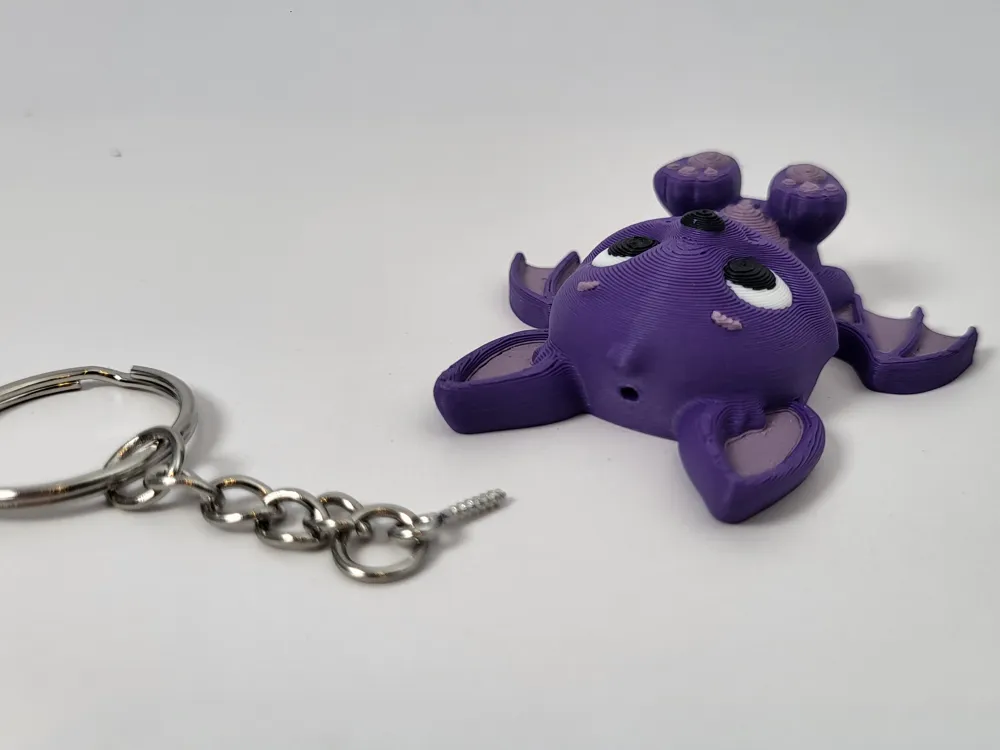 Flexi Bat – Magnet & Keychain - Free 3D Print Model - MakerWorld