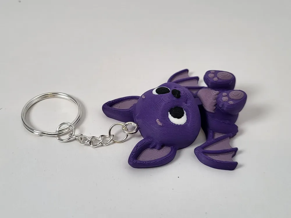 Flexi Bat – Magnet & Keychain - Free 3D Print Model - MakerWorld