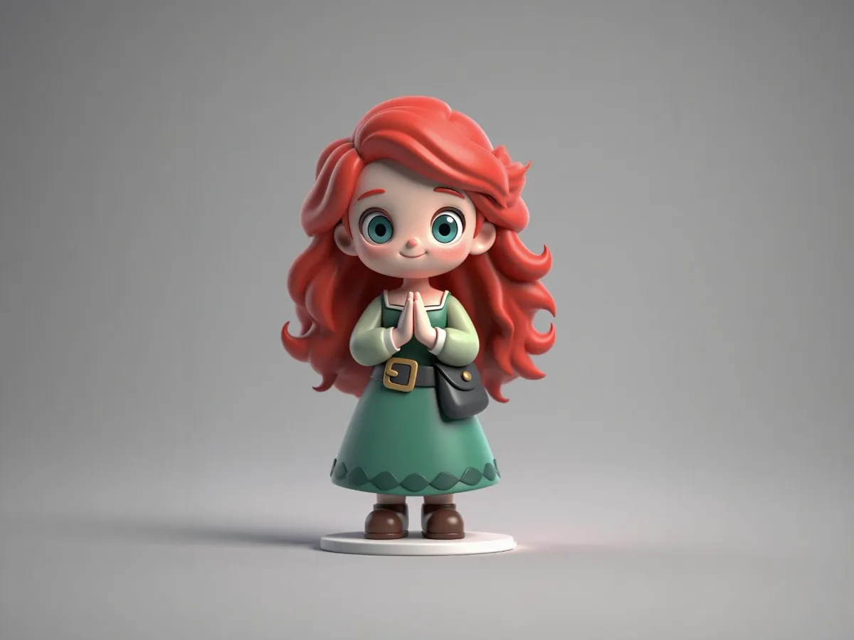 Merida - Brave - Chibi Disney Animated Movie Princess Series - Kids ...