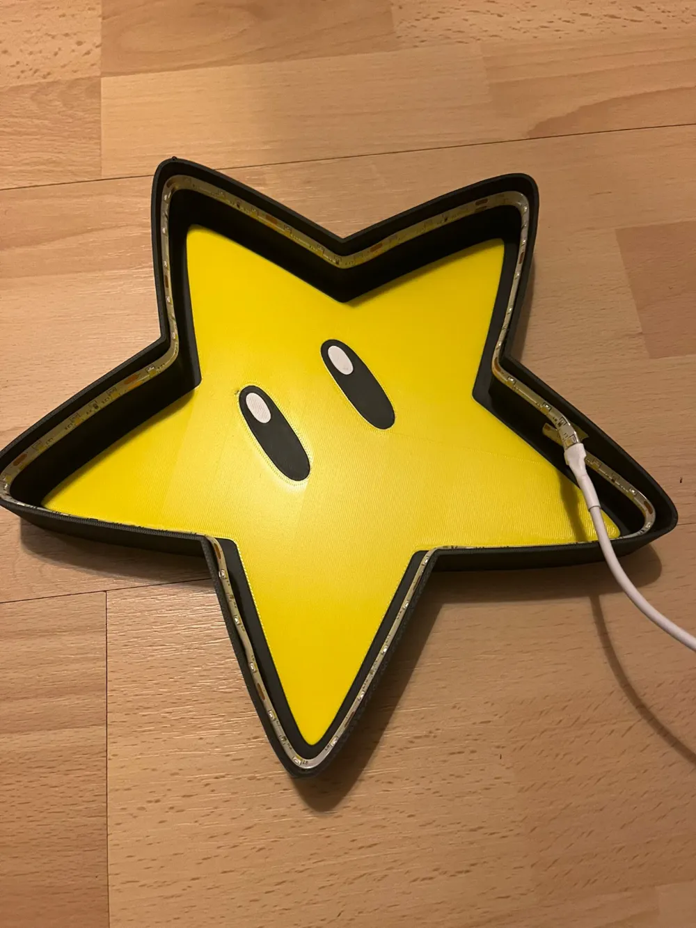 Super Mario Stern / Star Lightbox by mrsretronintendo - MakerWorld