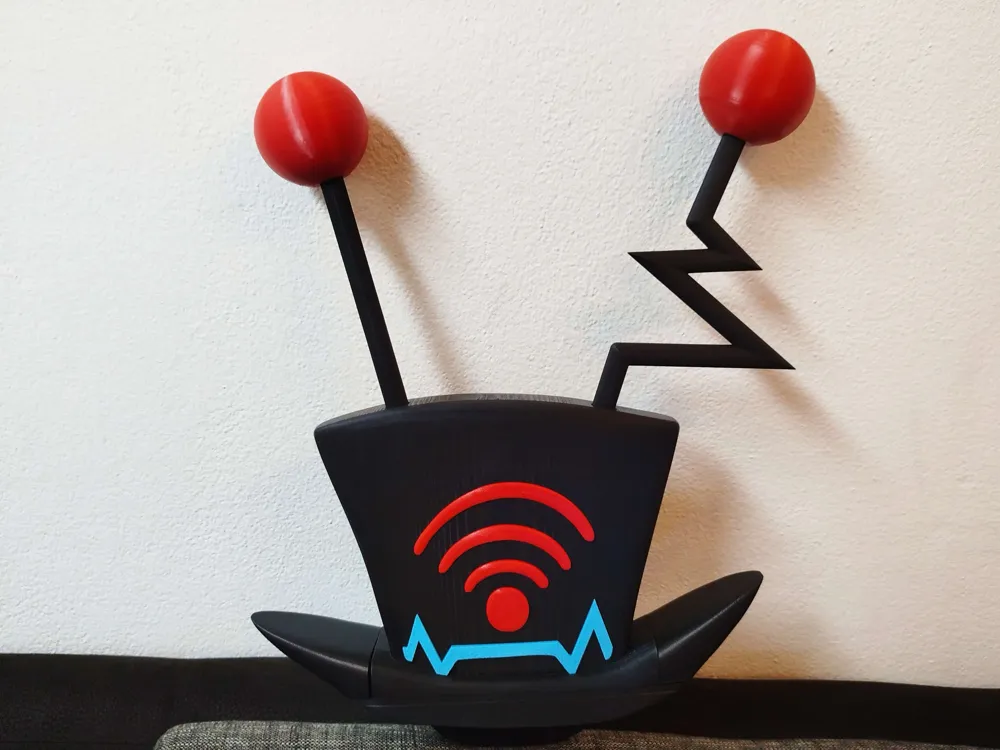 Vox TV-Hat - Free 3D Print Model - MakerWorld