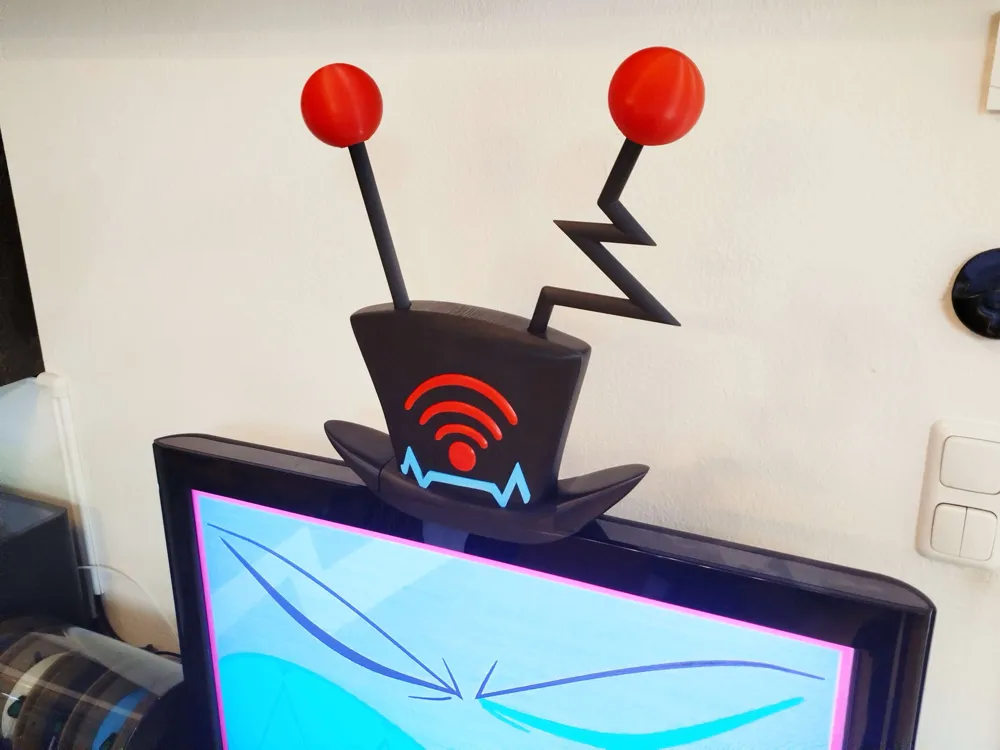 Vox TV-Hat - Free 3D Print Model - MakerWorld