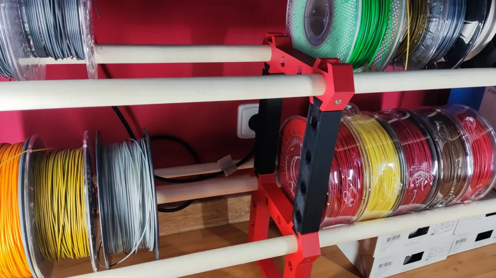 Modular filament spool rack by Adamko - MakerWorld