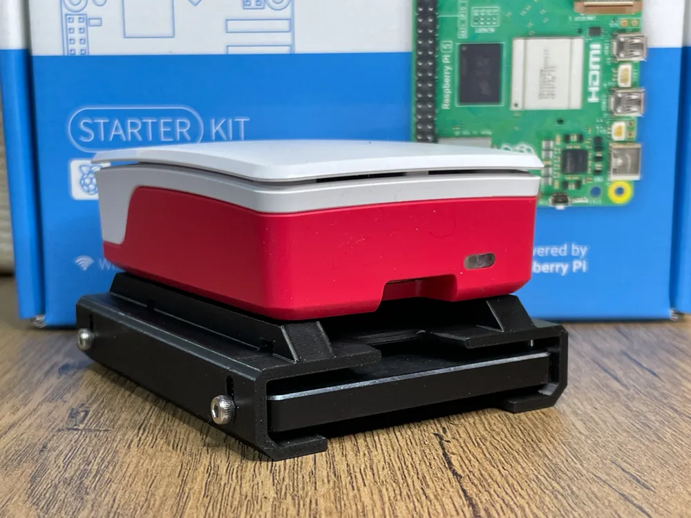 Raspberry Pi 5 and 4 - Official Case - SSD Adapter by WikiZell - MakerWorld