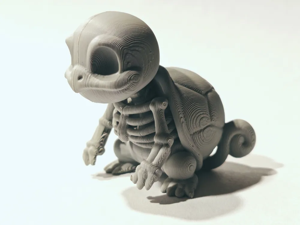 Squirtle Pokémon Skeleton – Fossilized Edition by billy_1411 MakerWorld ...
