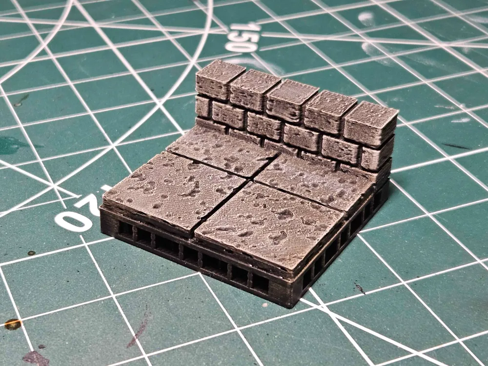 OpenForge Cut Stone Low Walls Remixed by Yandalf - MakerWorld