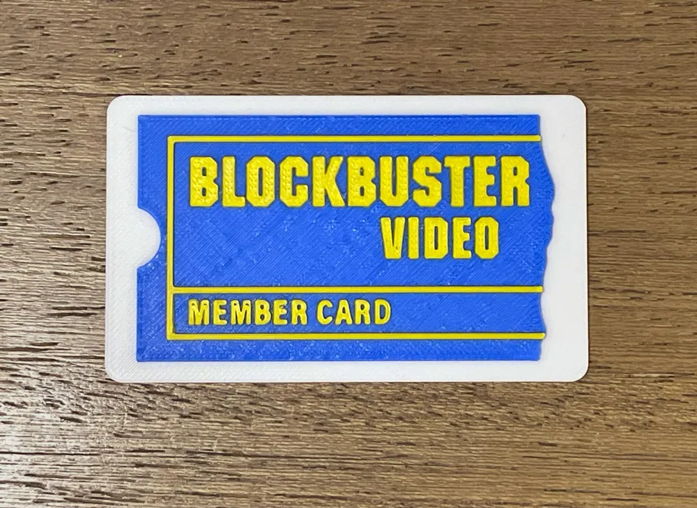 Blockbuster Membership Card Nostalgia - V2 by Shamgar - MakerWorld