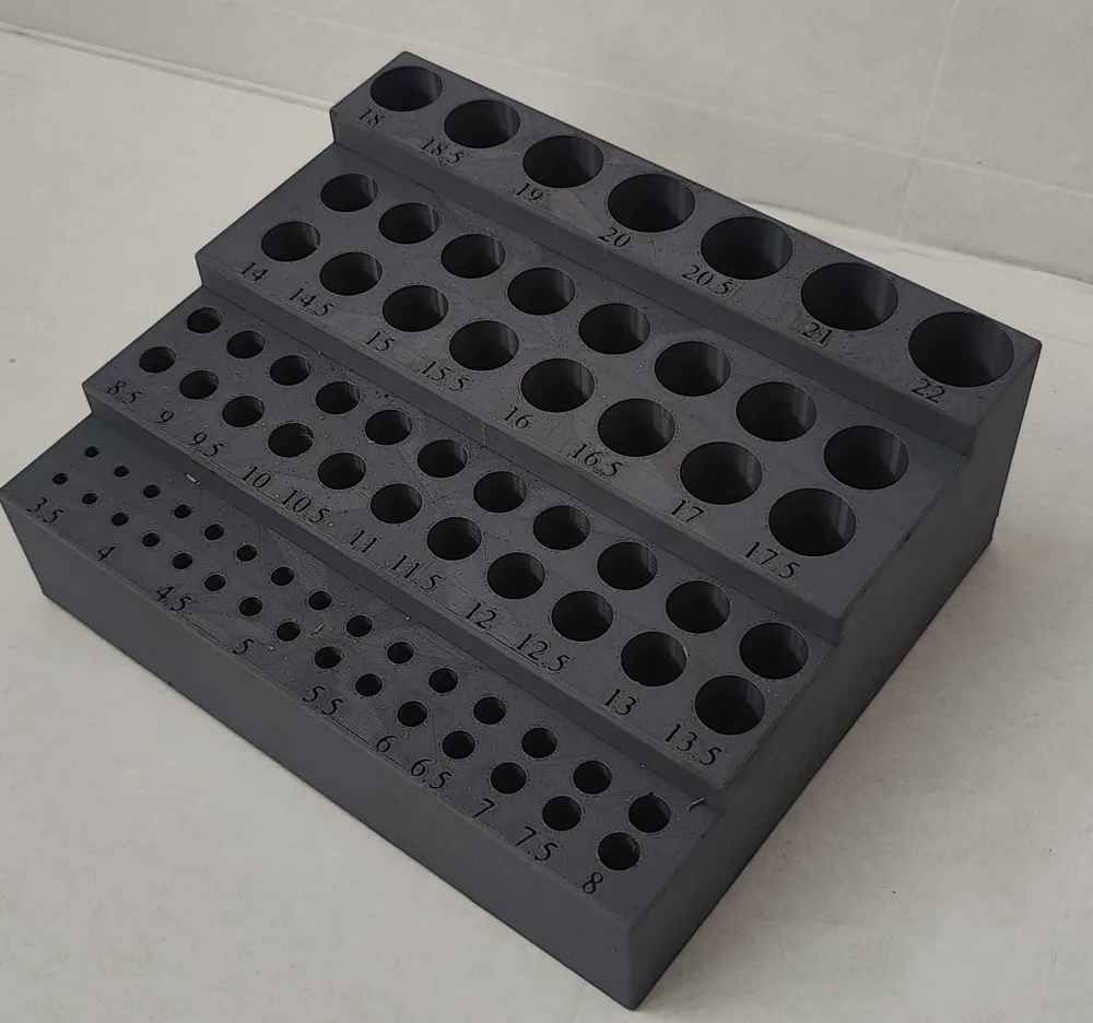 drill metric holder by Lizio11 MakerWorld: Download Free 3D Models