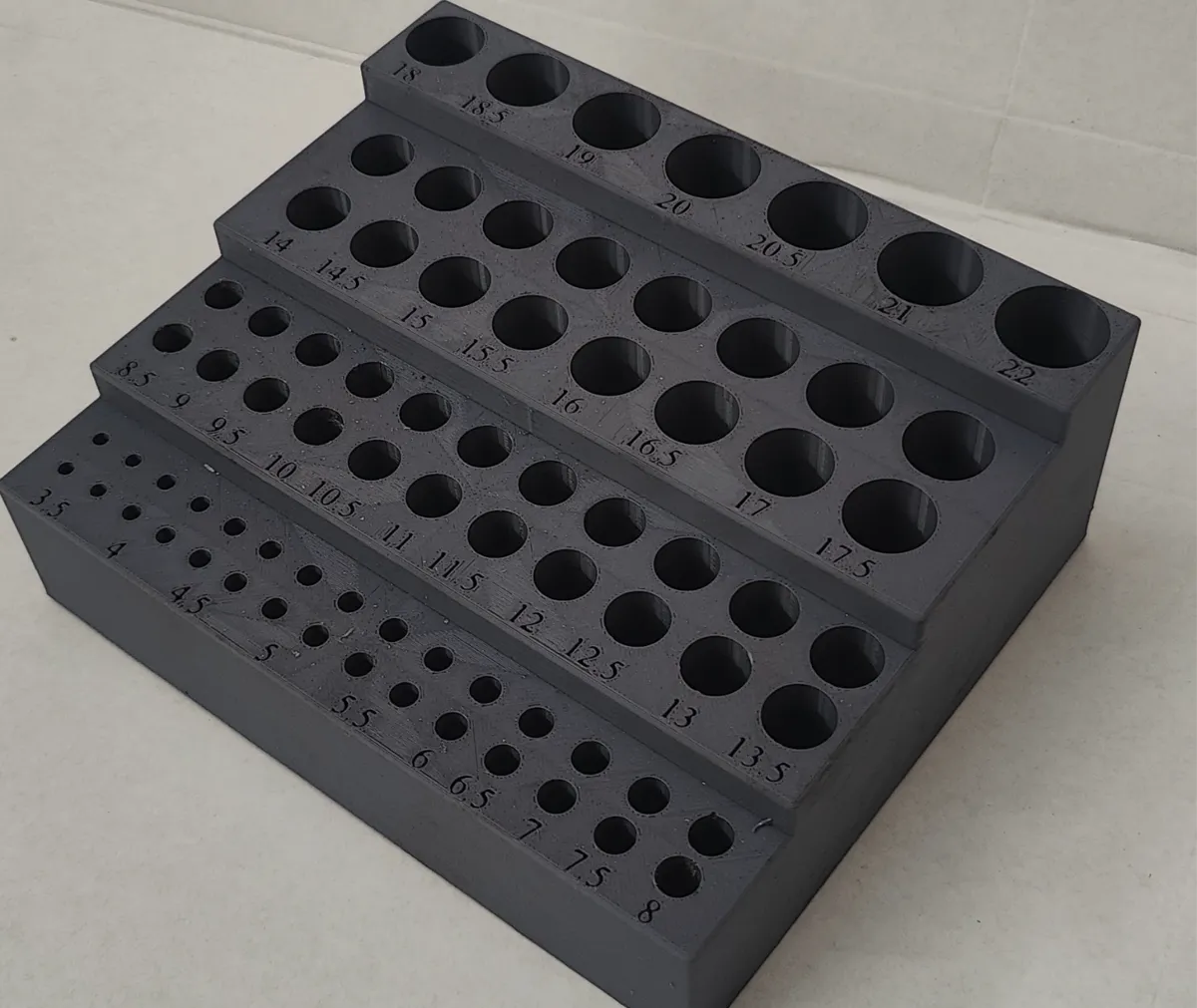 drill metric holder - Free 3D Print Model - MakerWorld