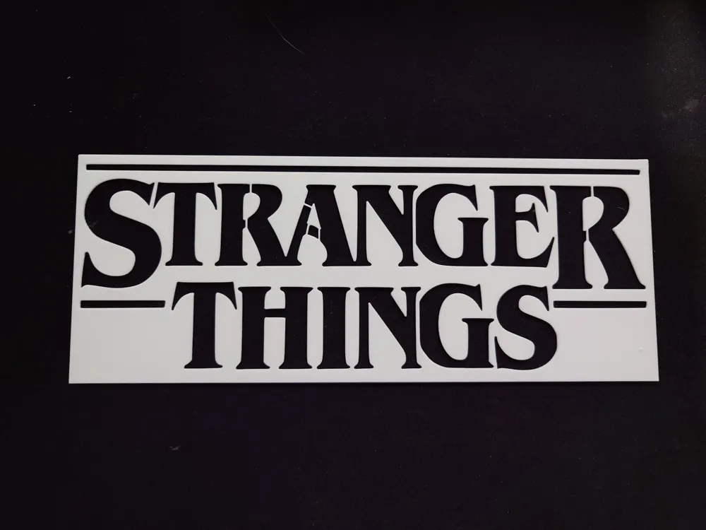 Stranger Things Stencil - Free 3D Print Model - MakerWorld