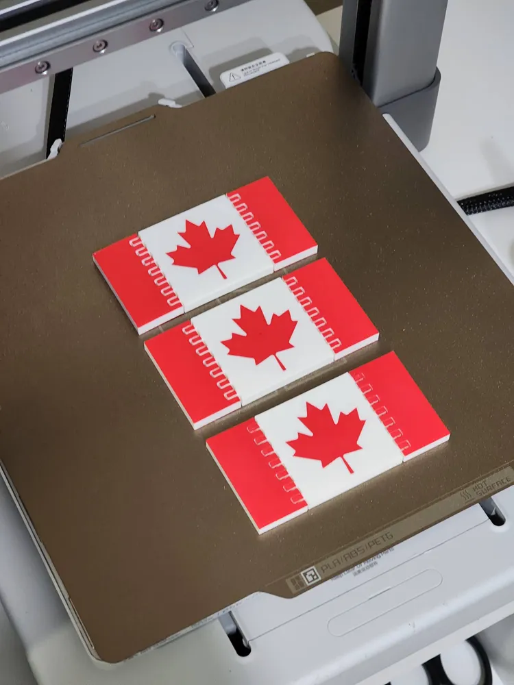 Canada Day themed toy: Canadian Flag Articulated by user_2289430150 ...