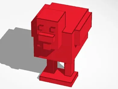 Minecraft Chicken - Free 3D Print Model - MakerWorld