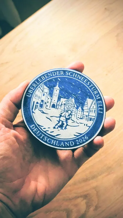 Blizzard ELLI Survivor - Badge - Free 3D Print Model - MakerWorld