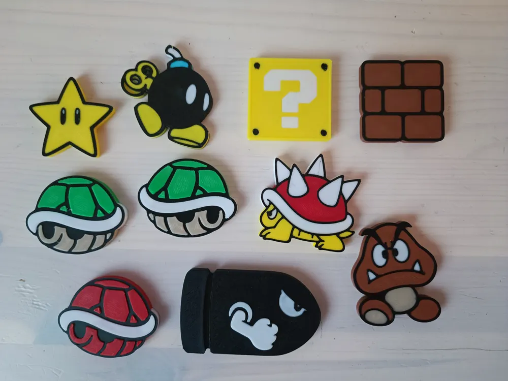 Super Mario Magnets by Mr.P. - MakerWorld