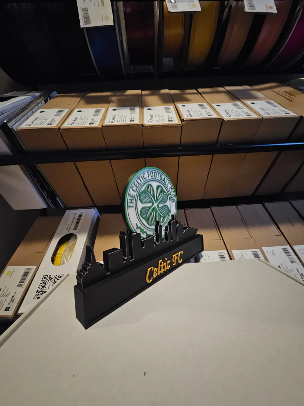 Celtic f.c. with skyline of Glasgow by Jessie_3d_art MakerWorld: Download Free 3D Models