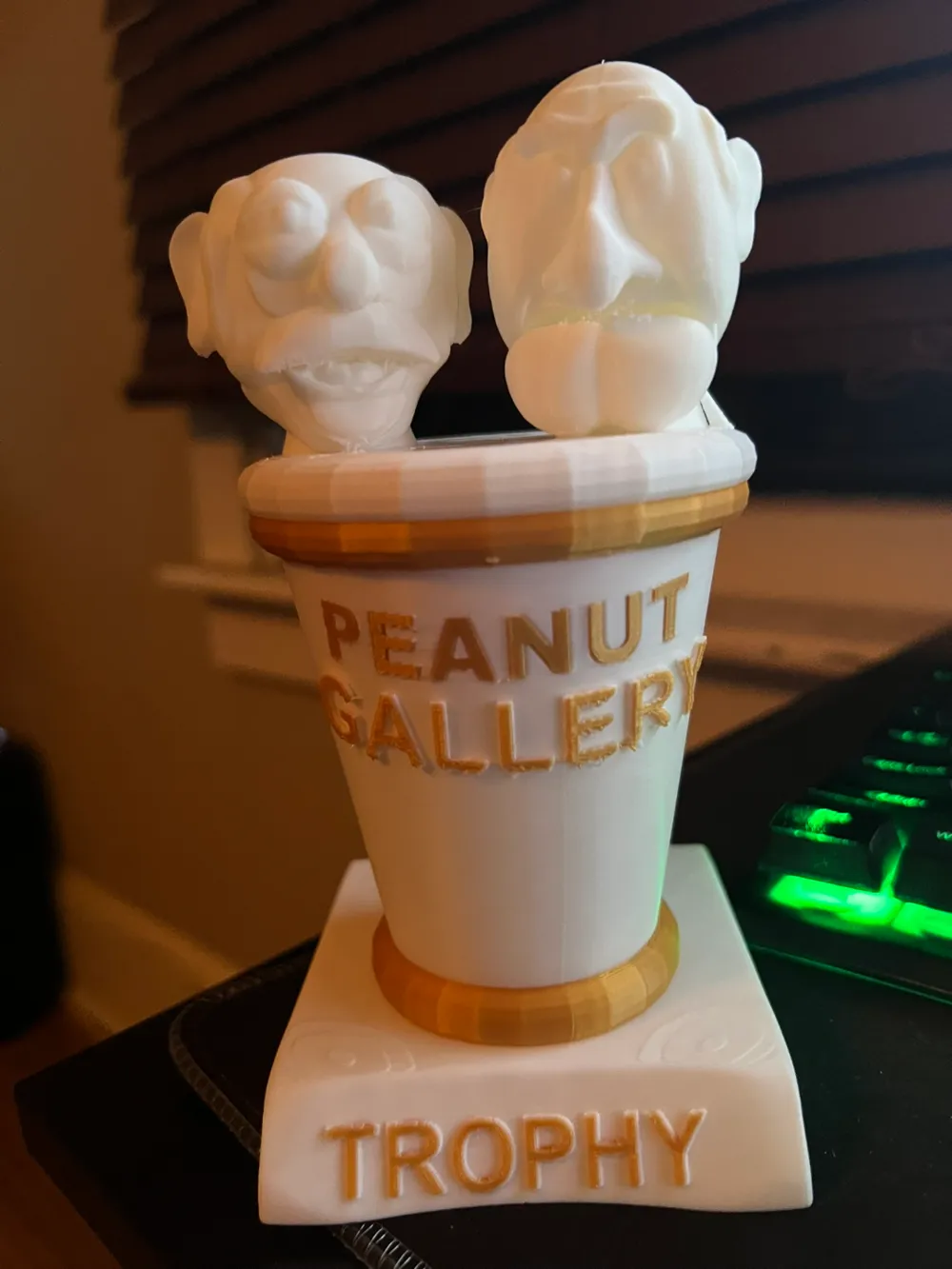 Peanut Gallery Trophy by TheChef - MakerWorld