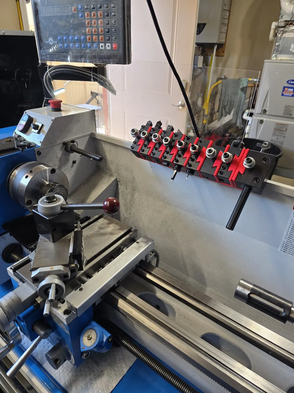 AXA Lathe Tool Holder Backsplash Rack Remixed by lsgumbiner MakerWorld ...