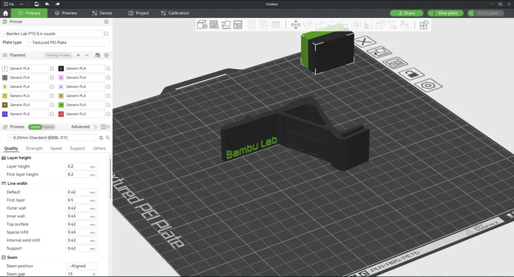 Glass Top Riser h=5cm/10cm by RTRIGO3D - MakerWorld