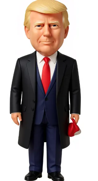 Figura de Donald Trump - Modelo gratuito para impressão 3D - MakerWorld
