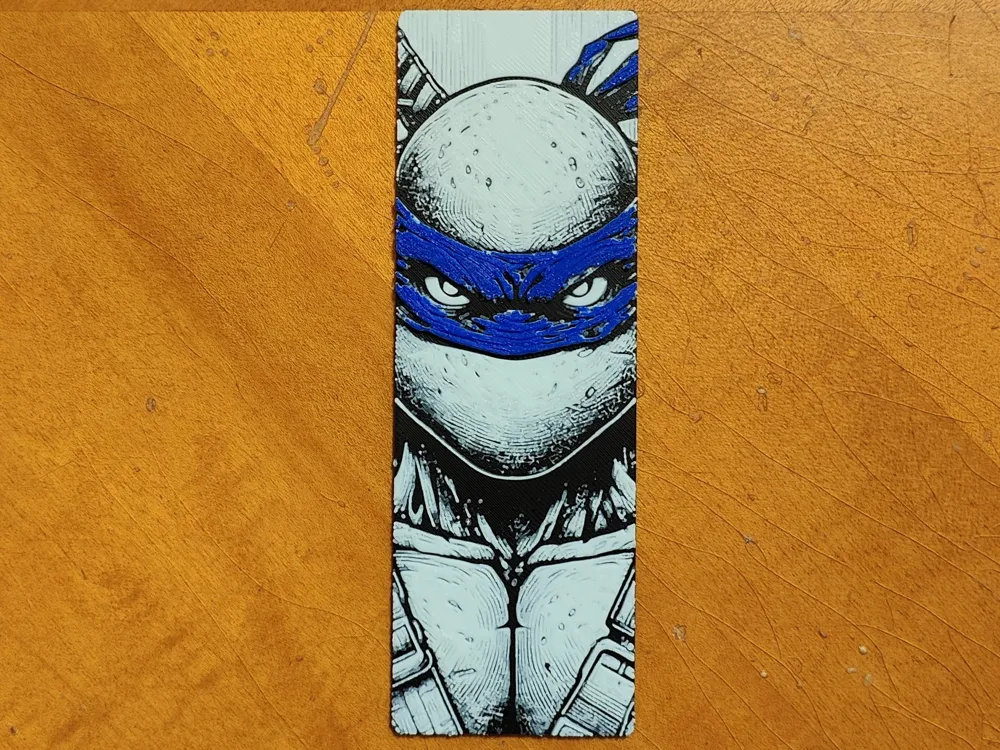 Leonardo Bookmark - Teenage Mutant Ninja Turtles by Sarge MakerWorld ...