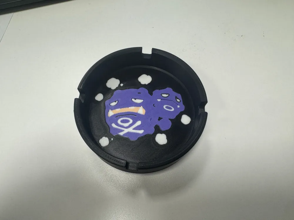 Weezing ashtray (Posacenere Weezing) - Pokemon by Jaguar - MakerWorld