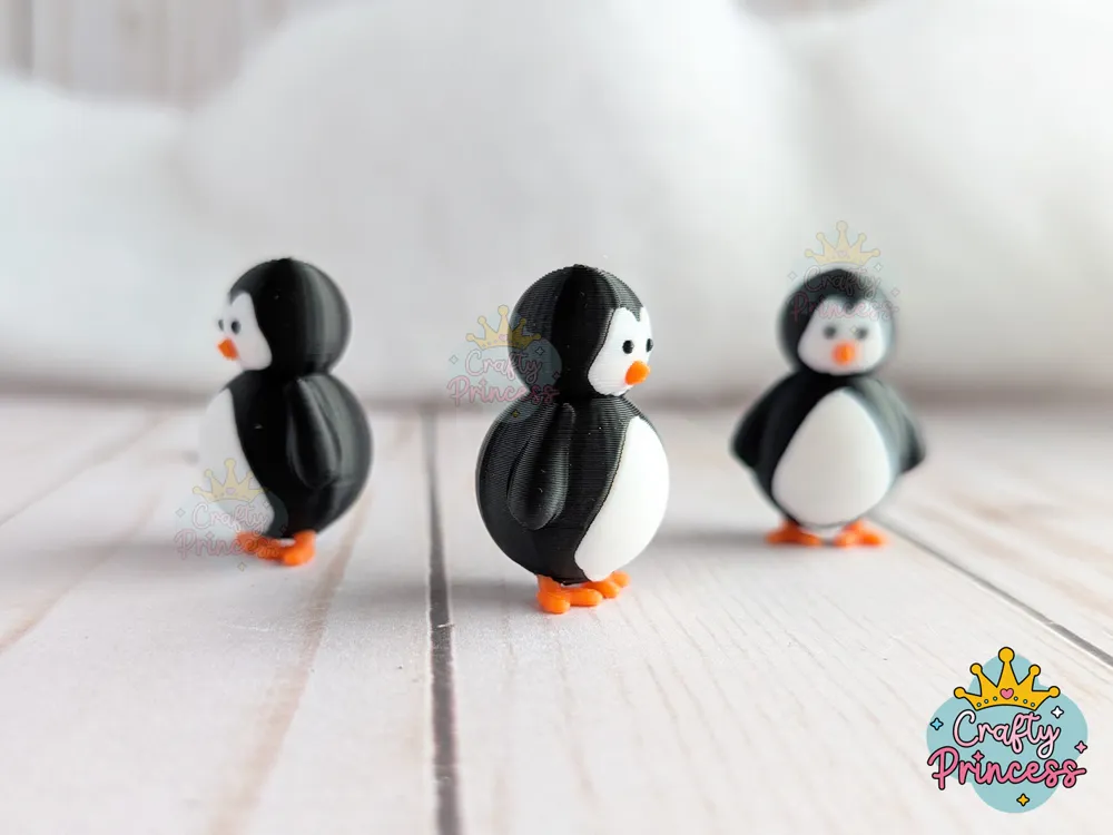 Cute Mini Penguin Figure - Free 3D Print Model - MakerWorld