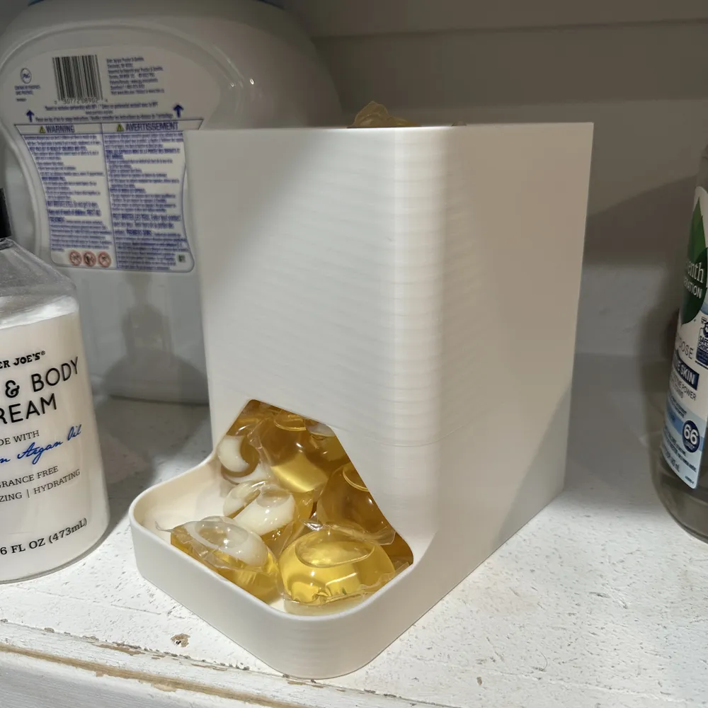 Tide Pods Dispenser Holder for Laundry Detergent - Free 3D Print Model ...