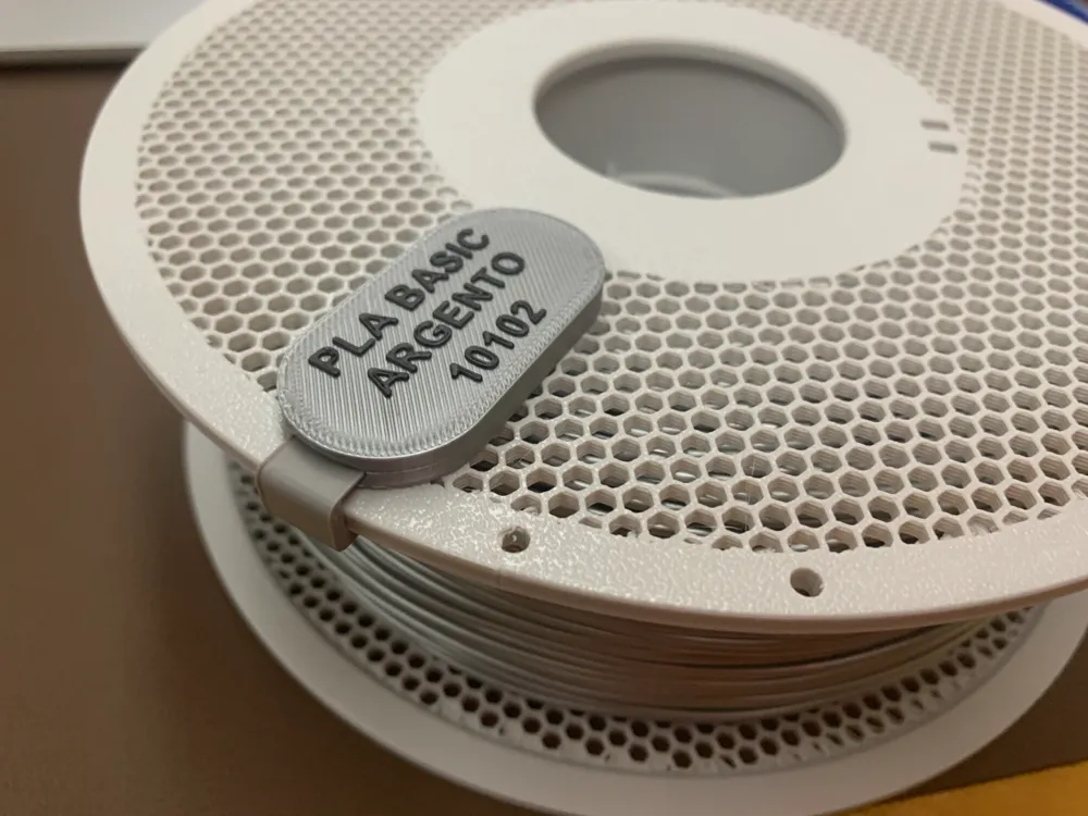 FILAMENT CLIP AND LABEL by lucky_garages MakerWorld: Download Free 3D ...