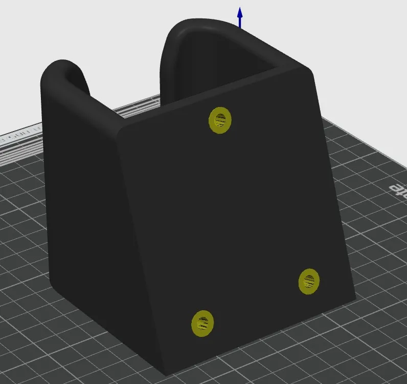 Barcode Scanner holder - under desk mount - Free 3D Print Model ...